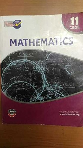 Full marks guide mathematics for class 11 cBSE NCERT : Amazon.in: Books