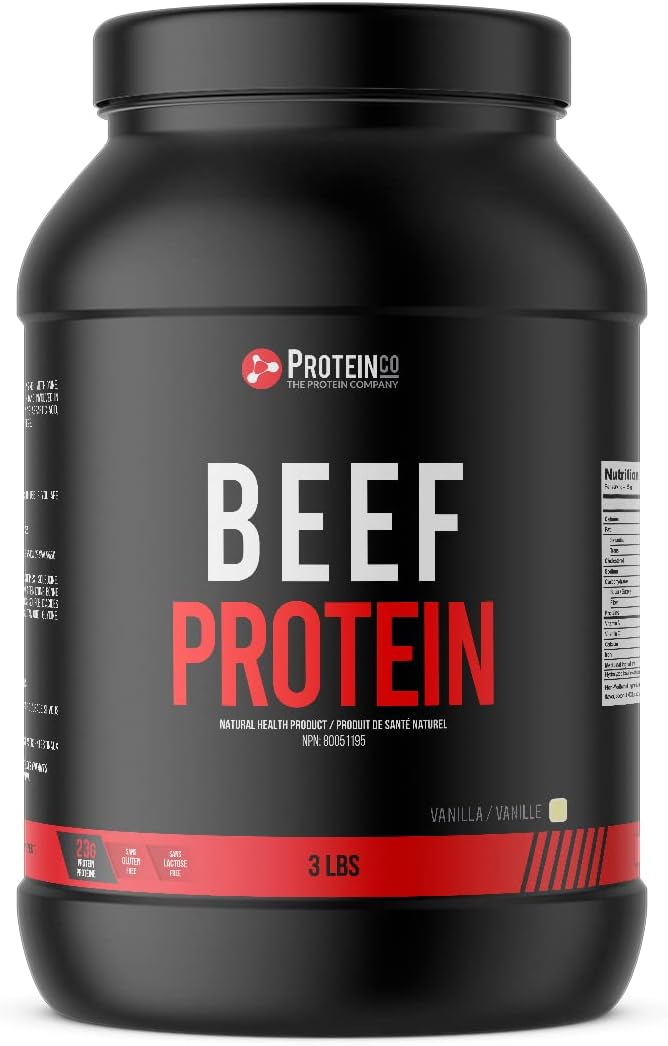 Amazon.com: Beef Protein | Anytime Supplement | 3 Lbs | Vanilla Flavor ...