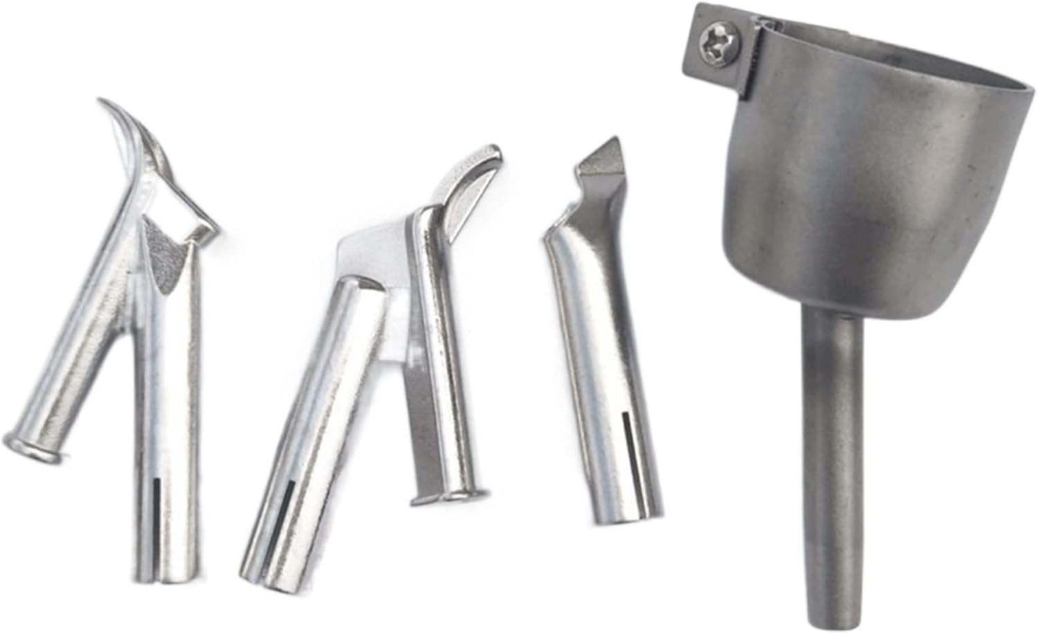 tips 4 Pcs Hot Air Gun Floor Speed Welding Nozzle Round Triangular 5mm ...