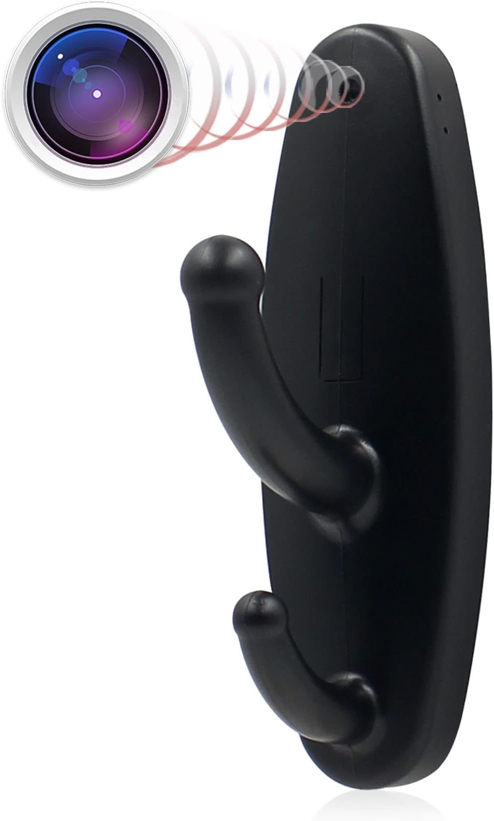 KAGMY 1080P Mini Spy Camera Clothes Coat Hook No WiFi Needed ...