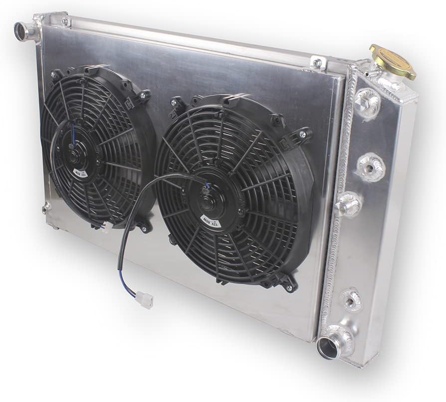 Amazon.com: RadySpeed 3 Row Radiator&Shroud& Fan For Chevy Camaro ...