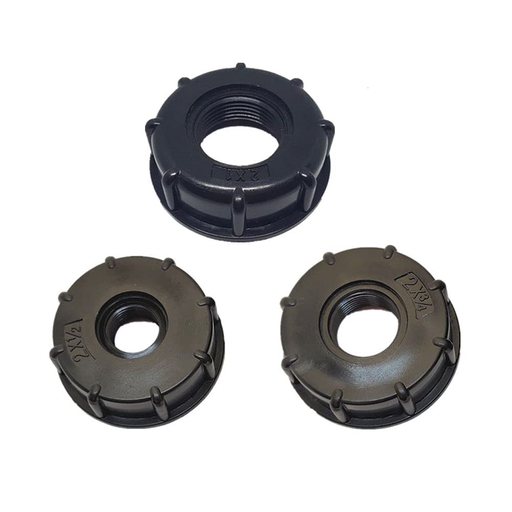 Buy Lheng 3Pcs 1/2"+3/4"+1" IBC Tote Fittings Tank IBC Water Tank ...