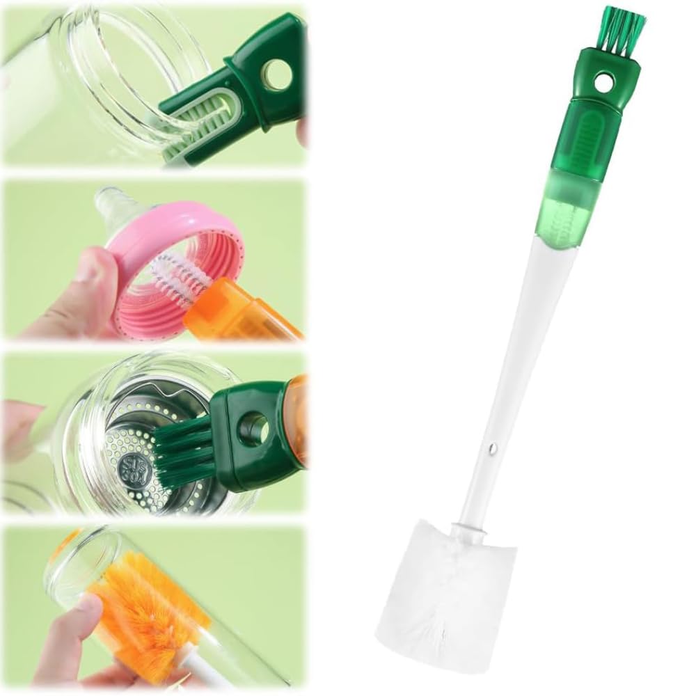 DORGKIRA 5 in 1 Multifunctional Water Bottle Cleaning Brush, Tubo ...