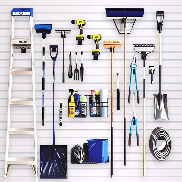 Snapklik.com : NeatiEase Slatwall Panel Wall Storage Systems, 4 X 8ft ...