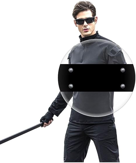 Amazon.com : Shindn Plexiglass Shield Large Transparent Round Sheild ...