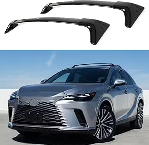 Amazon.com: 2 Pcs Roof Rack Cross Bar Fits for Lexus RX 350 350h 450h ...