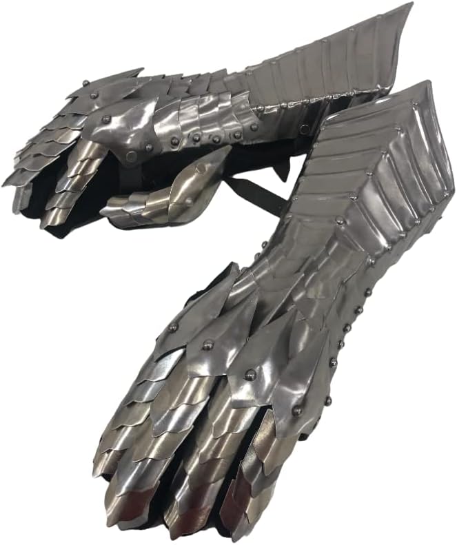 Amazon.com: Medieval Nazgul Fantasy Gauntlets SCA Armor Gauntlets ...