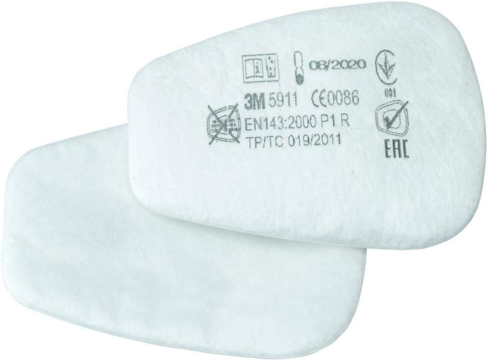 2 Piece 3 M Filter dusts Article Nr,6035 P2 Mask for P3 Series 6000 / ...