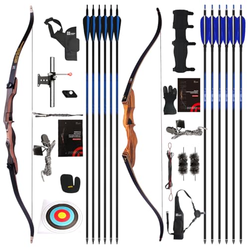 Sanlida Noble Standard Recurve Bow Kit with Eagle X9 Arrow 58" RTH