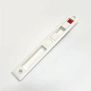 Amazon.com: White Sliding Door Lock Green Red Indicator Label with ...