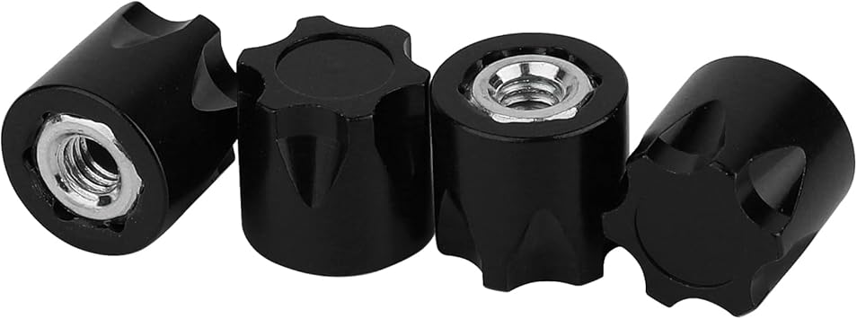 Amazon.com: RZXYLRC Aluminium RC M4 Wheel Nut,RC Car Dustproof Wheel ...