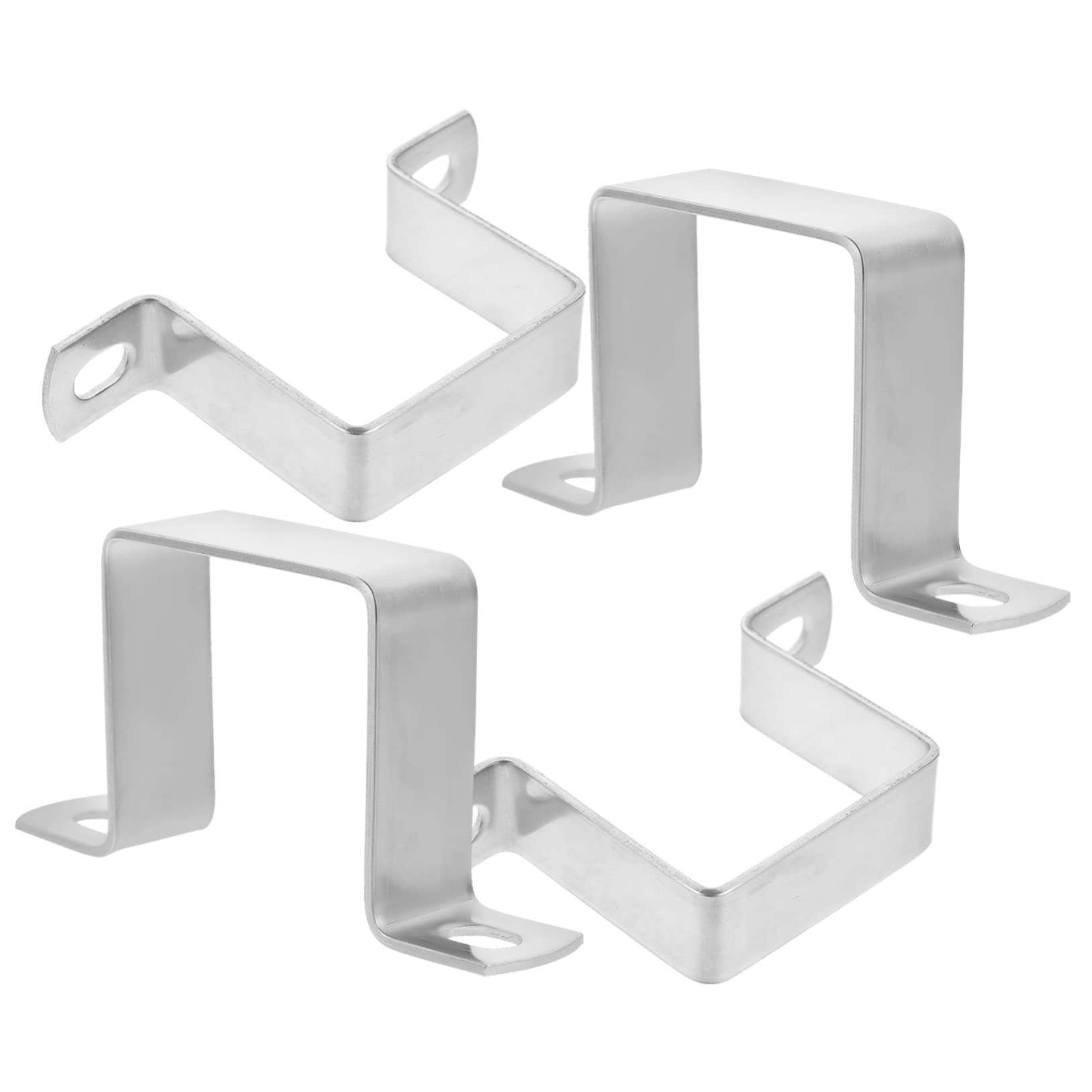 Square Tube Clamp Bracket 4pcs Set 2x2 Inch Support Base | Desertcart INDIA