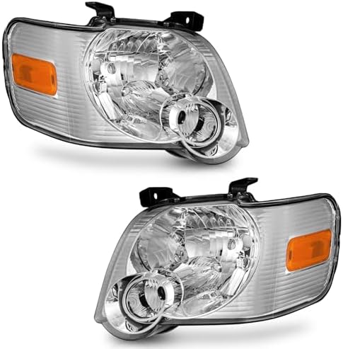 Amazon.com: WEELMOTO Headlights Compatible with 2006-2010 Ford Explorer ...