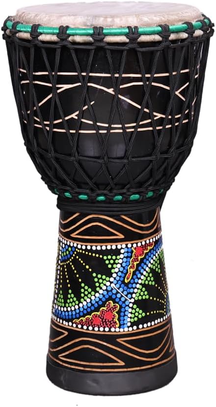 StarJam- Djembe 10 Inches Diameter X 20 Inches Height Mango Wood Djembe ...