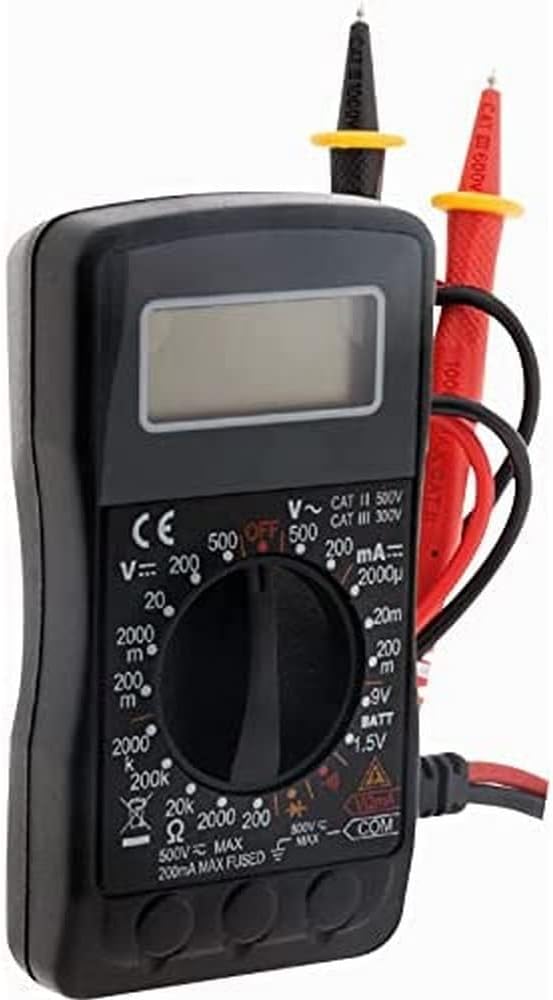 Kopp Digital-Multimeter CAT III 300V mit 7 Funktionen, schwarz ...