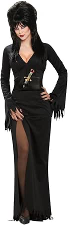 Amazon.com: Elvira Mistress of the Dark Full-Length Dress Costume ...