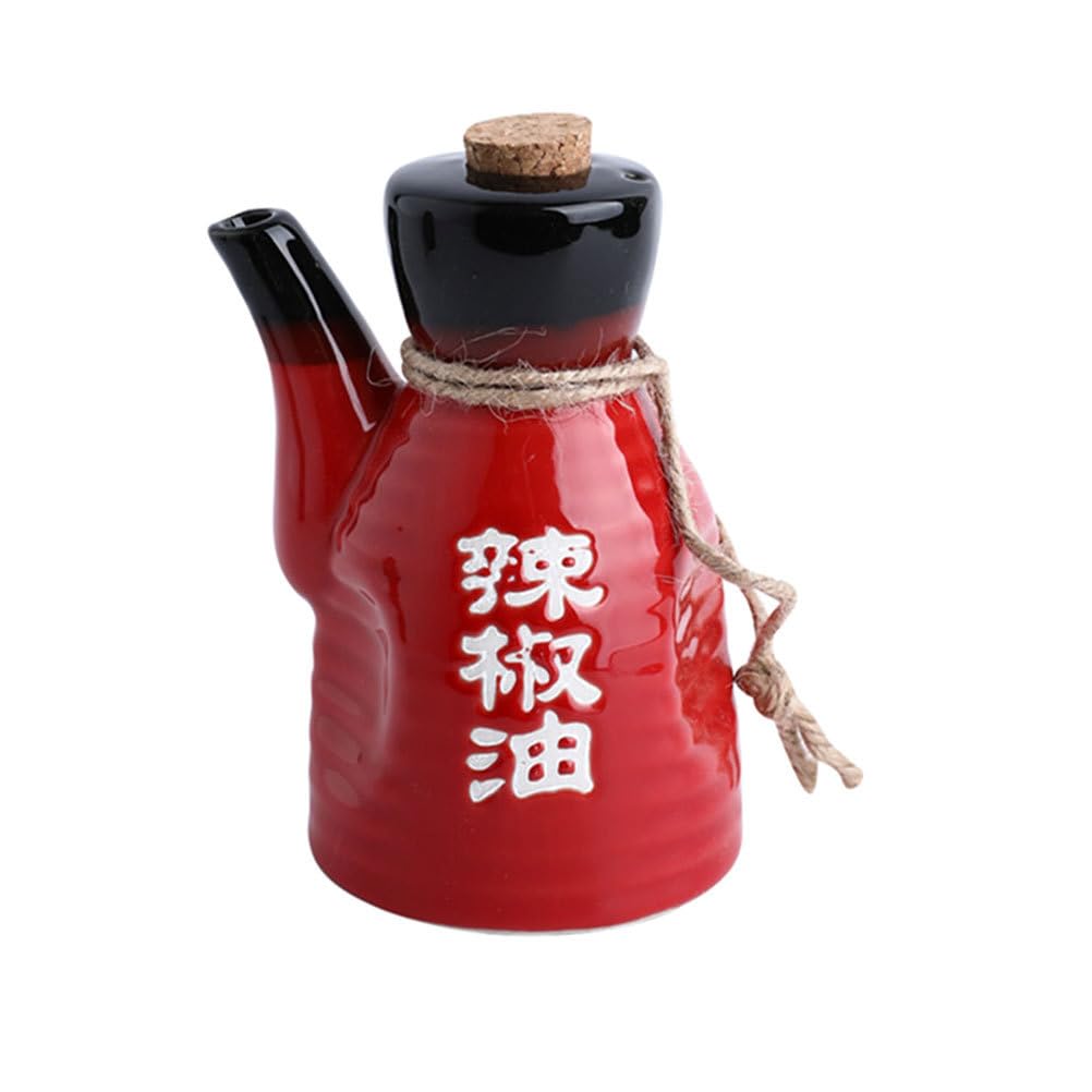 DOITOOL Ceramic Soy Sauce Bottle Ceramic Bottle Vinegar Container ...