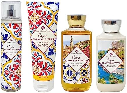 Amazon.com : Bath & Body Works Capri Coastal Citrus Deluxe Bundle Set ...