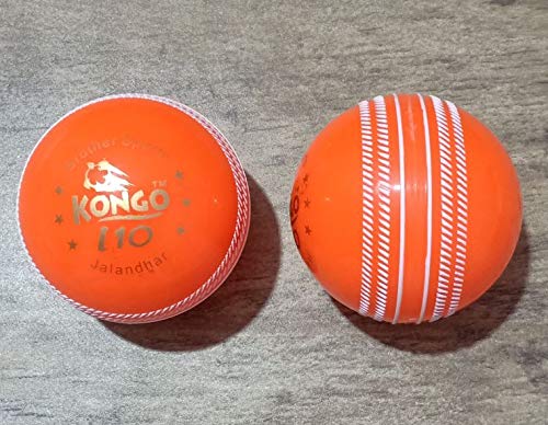 Kongo Soft Cricket Ball - PVC - Low Bounce - Size: Standard (Qty of ...