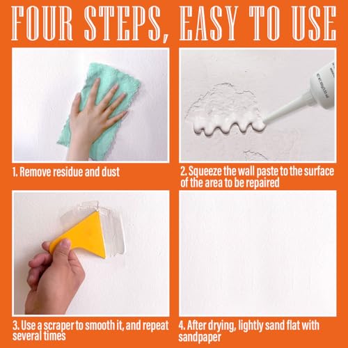 Snapklik.com : Spackle Repair Kit, Drywall Filler For Hole & Plaster ...