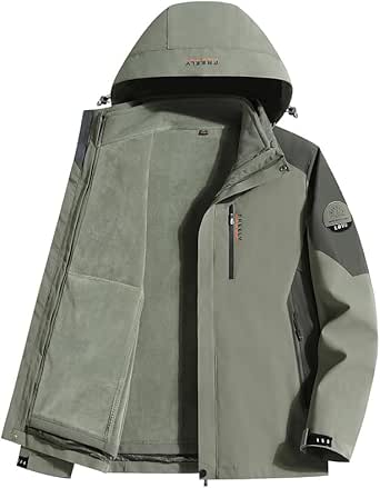 Amazon.com: Men's Outdoor Mountaineering Clothing Set, Padded Liner ...