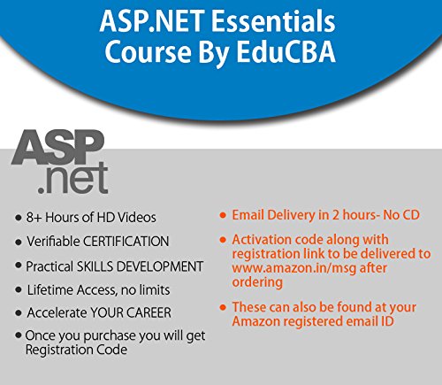 ASP.NET Essentials by EDUCBA (Email Delivery in 2 hours - No CD) : Amazon.in: Software
