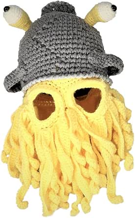 Balaclava Face Men Funny Balaclava Squid Funny Hooded Beanie Party Hat ...