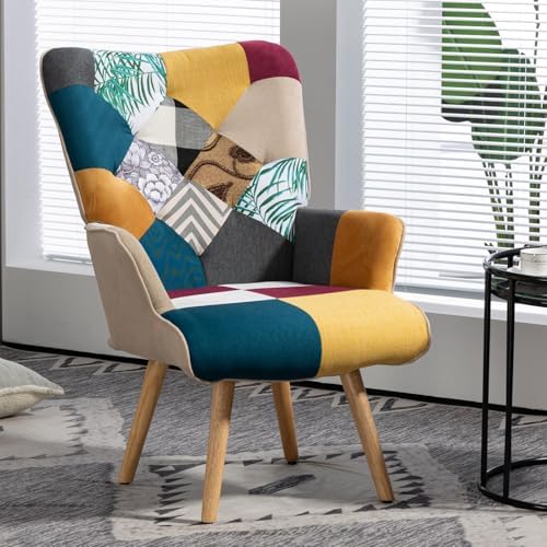 Amazon.com: SAETSFEG Accent Chairs for Living Room, Modern High Back ...