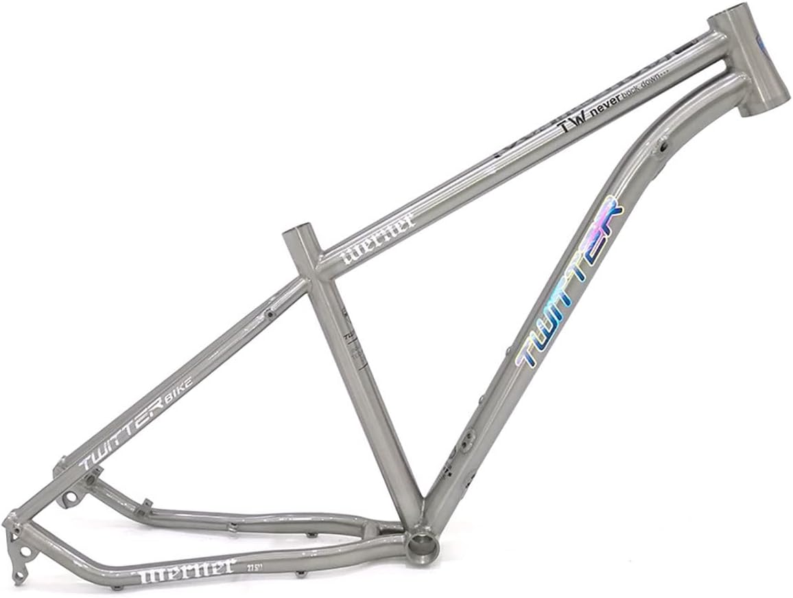 Amazon.com: 27.5/29er Mountain Bikes Frame 15.5''17''19'' Titanium ...