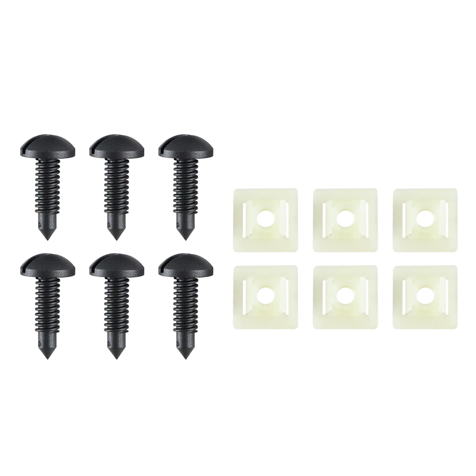 Snapklik.com : Interior Rear Hatch Trim Panel Screw And Nut Set Compatible