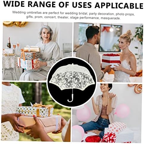 Amazon | NUOBESTY レース 傘 バルク 傘 ウェディング 装飾 ヴィンテージ 装飾 ブライズメイド 日傘 ビンテージ レース 日傘 レース 花柄 日傘 ウェディング 傘 傘 ...