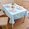 Amazon.com: Encasa XO Dining Table Cover | 56x72 in in Cotton Canvas ...
