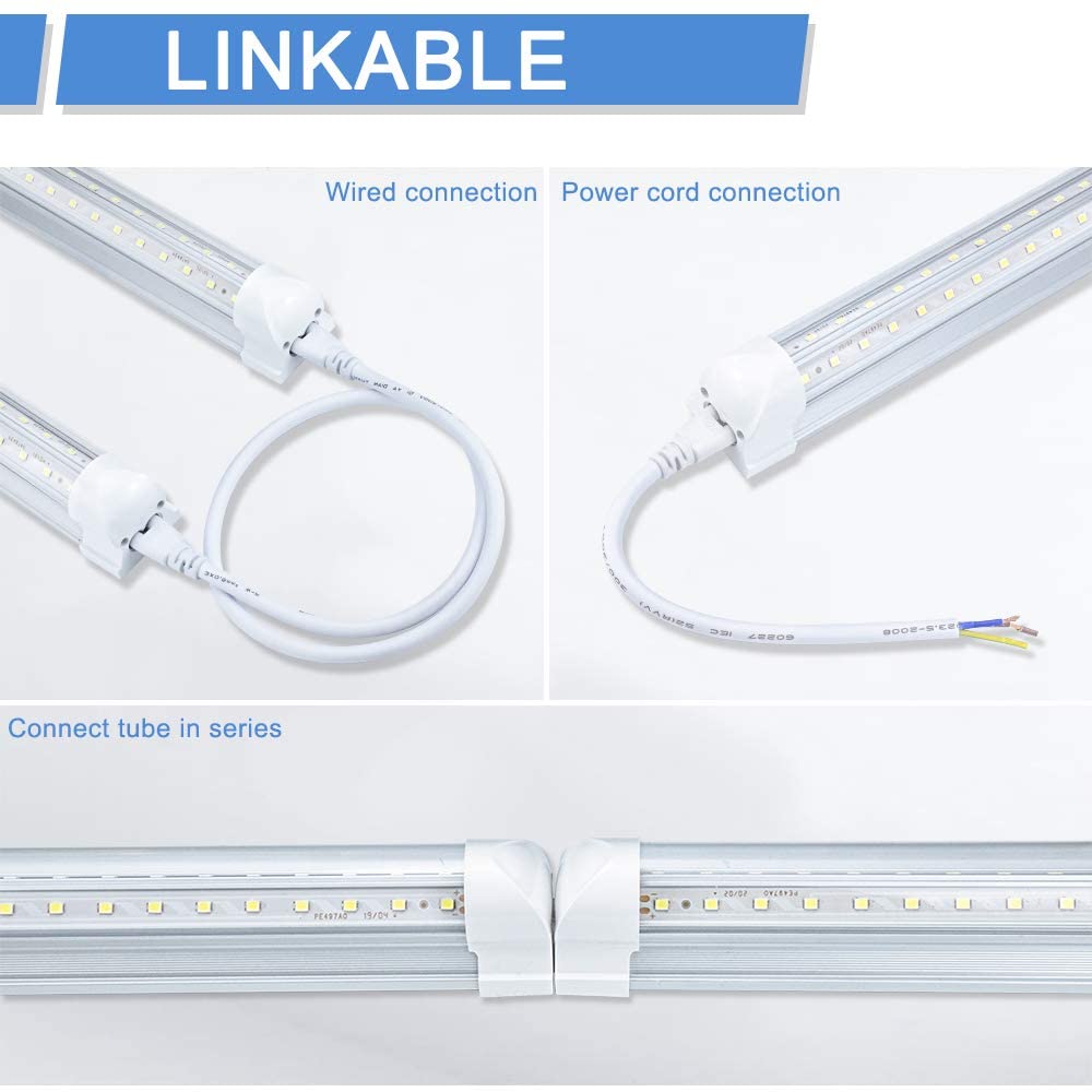 Snapklik.com : ONLYLUX LED Shop Light, 4ft 36W 5000lm 6500k Shop Lights ...