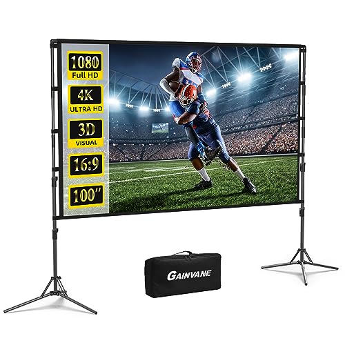 Find The Best 100 Inch Projector Screens Reviews & Comparison - Katynel