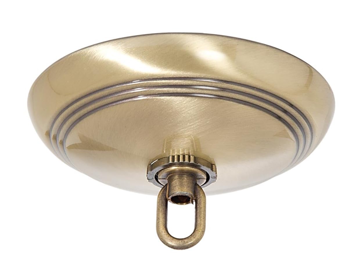 Amazon.com: B&P Lamp® Antique Brass Screw Collar Ribbed Canopy Kits ...
