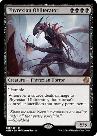 Amazon.com: Magic The Gathering - Phyrexian Obliterator (105 ...