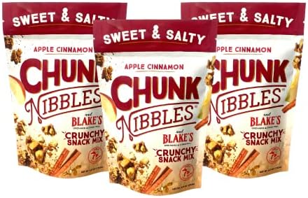 Amazon.com: Chunk Nibbles Sweet and Salty Snacks | Apple Cinnamon ...