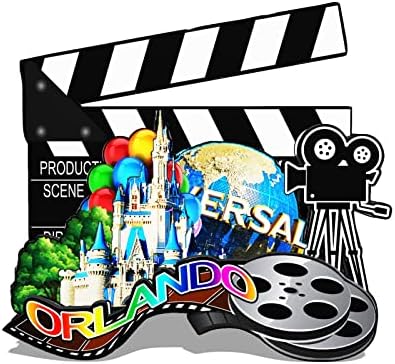 Amazon.com: Orlando Florida USA Magnet Fridge Magnet Wooden 3D ...