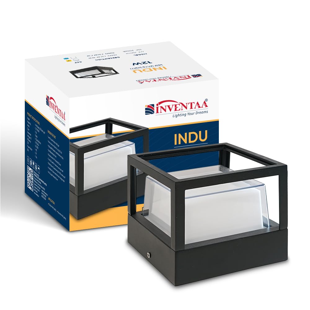 INVENTAA Indu 12W LED gate Light for Home gate | Waterproof Gate Lamp ...