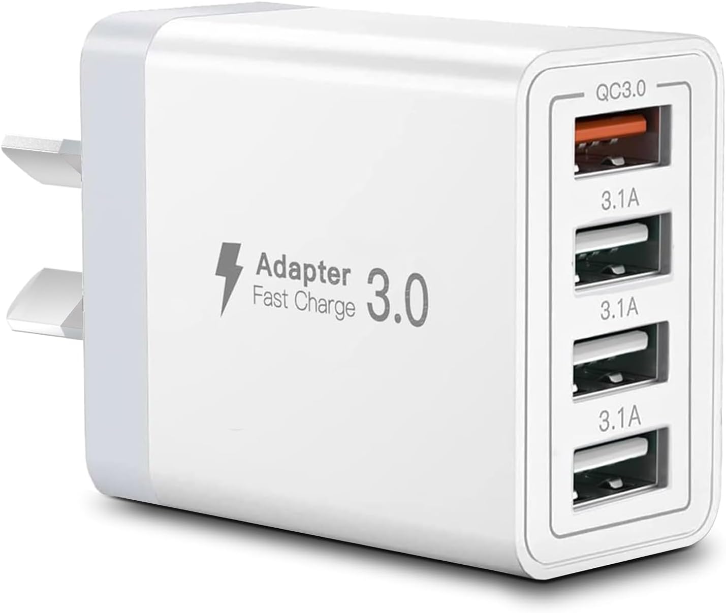 USB Charger 3 Ports 3Pack USB Wall Plug 15W/3.1A AC Portable AU Mains ...