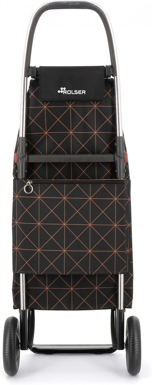 Buy ROLSER I-Max Star 2 Wheel Foldable Shopping Trolley - Orange Online ...