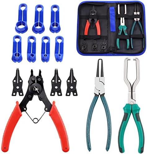 Amazon.com: Glarks 10Pcs Fuel Line Pliers Kit, 9 Inch Fuel Filter ...