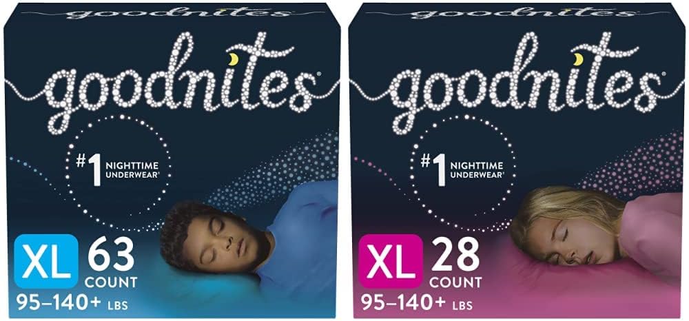 GoodNites Huggies Goodnites Boys + Girls Bedwetting Night Time ...