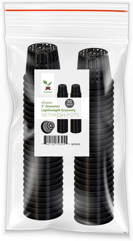 Amazon.com: Panxxsen Net Pot, 3 Inch, Black, 50 PCS, Heavy Duty ...