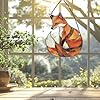 Amazon.com: Fox Ornaments Decor for Window Hanging,Fox Lover Gifts for ...