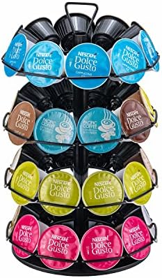 Amazon.com: Flagship 4 Tier Coffee Pod Holder Carousel for Nescafe ...