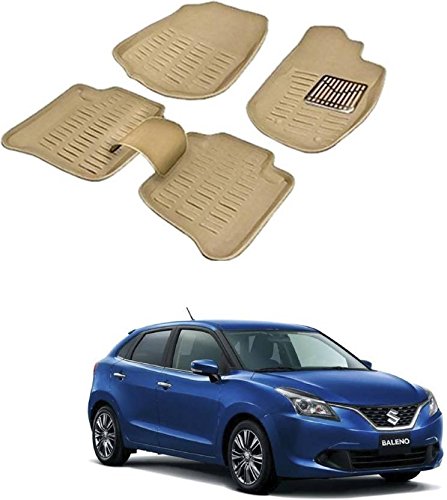 LAGOTTO Leatherite 3D Mat for Maruti Suzuki Baleno (Beige) : Amazon.in ...