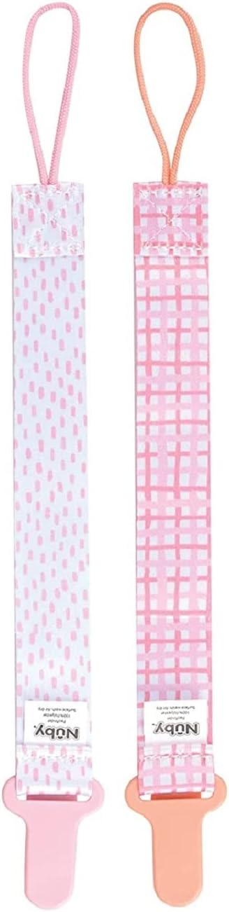 Amazon.com : Nuby Pacifinder Pacifier Clip, 2 Pack Pacifier Holder for ...