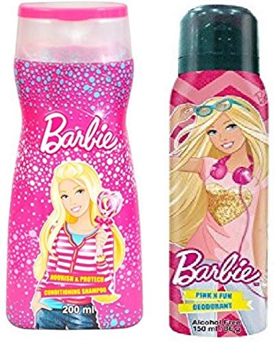 Barbie Shampoo Conditioner With Deodorant (Set of 2) : Amazon.in: Beauty