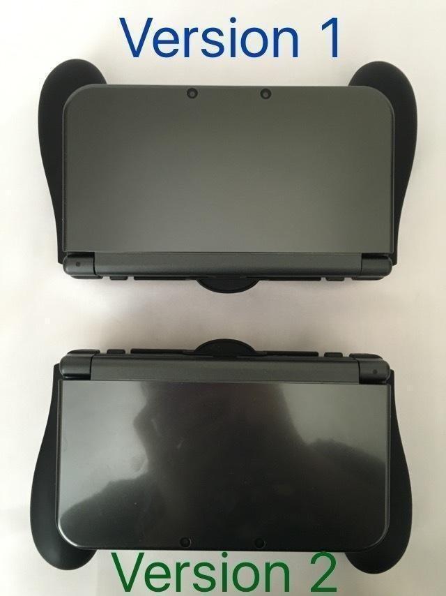 Amazon.com: Cyber Gadget Rubber Coating Grip 2 Black For Nintendo New ...